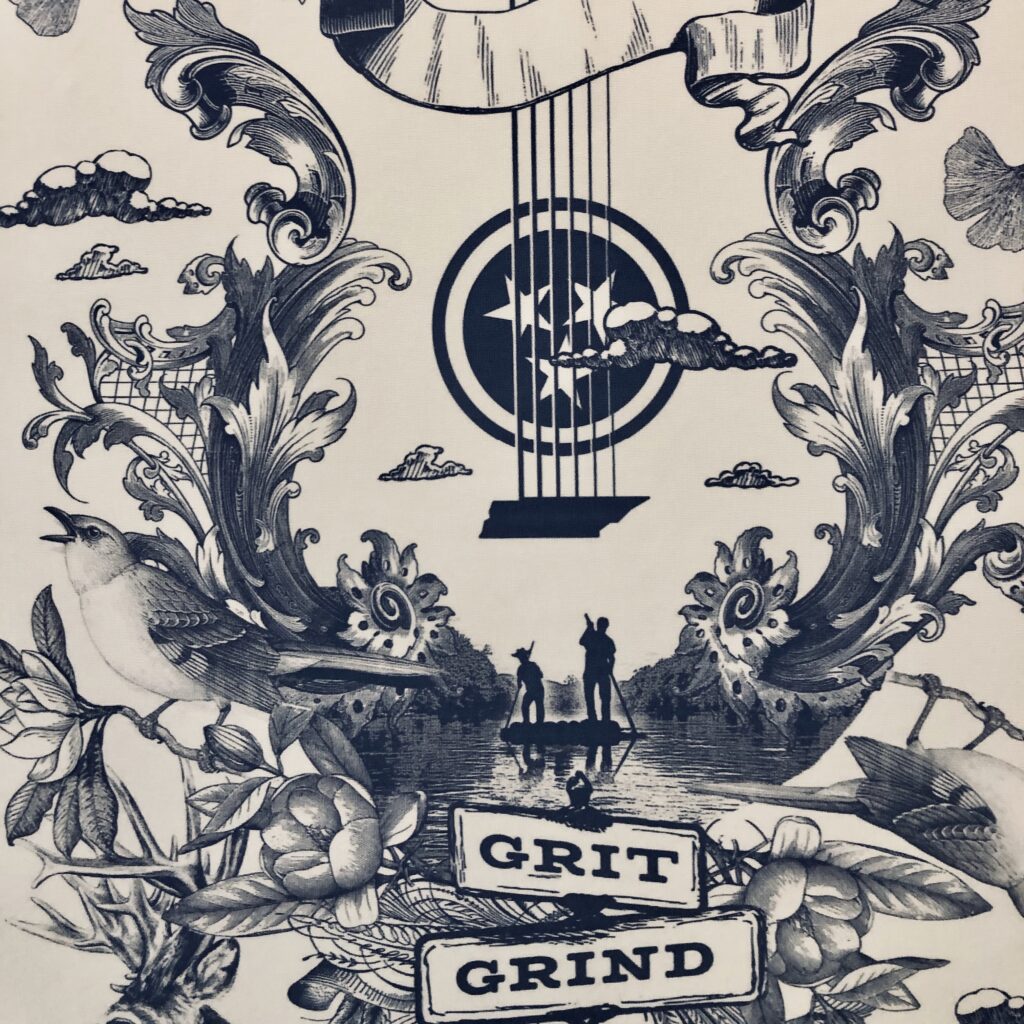 Memphis Toile – Still Life Wallpaper - Spicer Wall-Covering Center ...